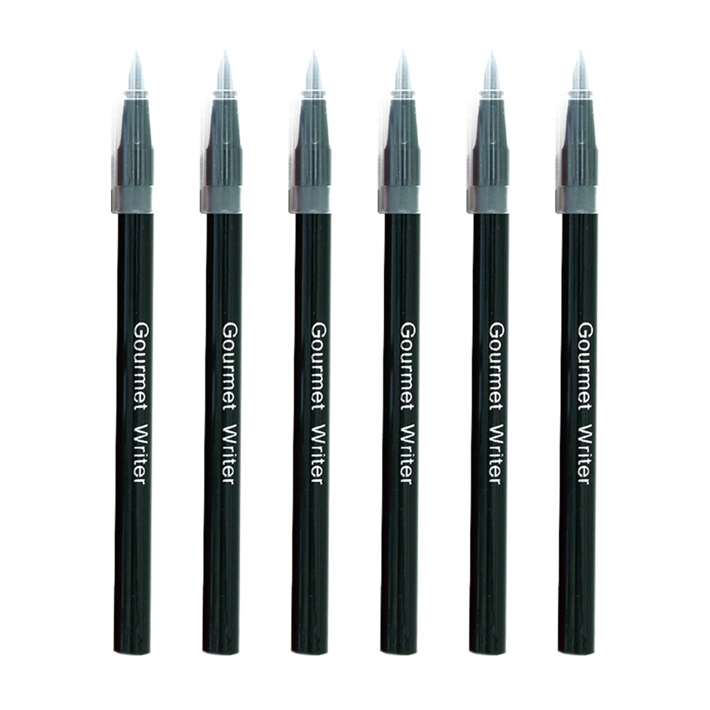 6 шт. Съедобные маркеры пищевая ручка, для украшения макаронов торта, выпечка, пасхальные яйца украшения