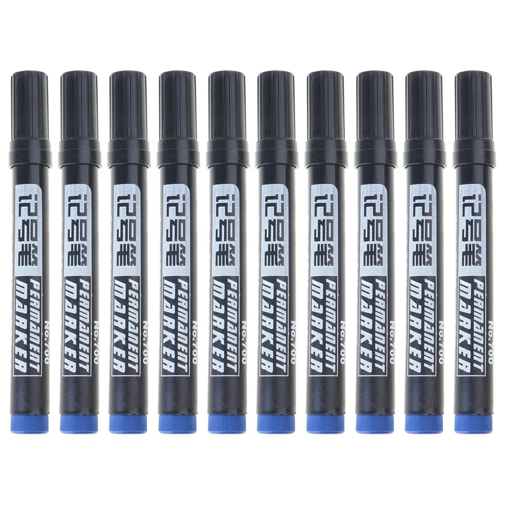 1/5/10 шт Ручка для Рисования На Масляной Основе Перманентный Маркер Ручка для Рисования Фломастером Канцелярские Школьные Принадлежности для Металла И Пластика