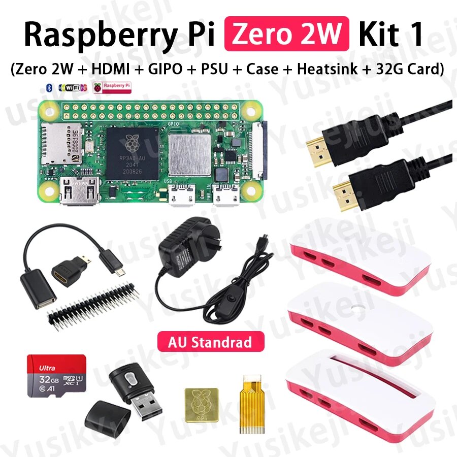 Raspberry Pi Zero 2 W Комплект ZERO 2W KIT 1 AU