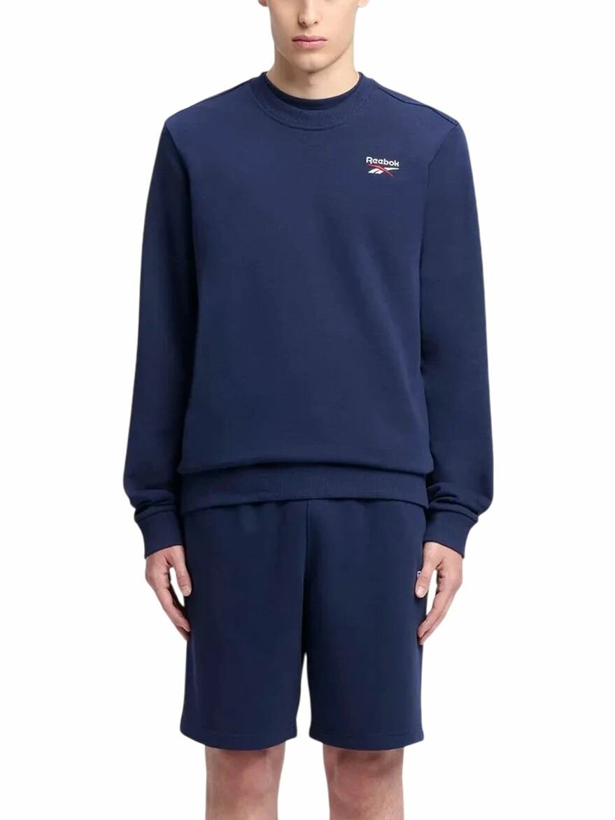Свитшот спортивный Reebok Identity Small Logo Ft Crew