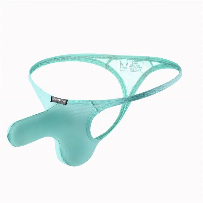 Мужские стринги Elephant Nose Бирюзовый, М, Green