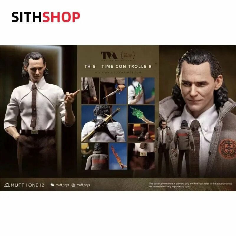 Фигурка MUFF TOYS The Time Controller Loki MF-02 1/12 Action Figure