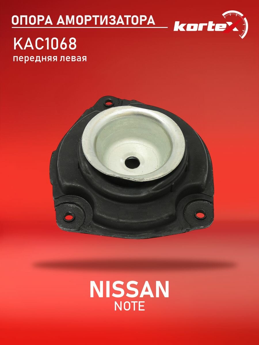 Опора амортизатора Kortex для Renault Modus, Grand Modus / Nissan Cube, передняя левая