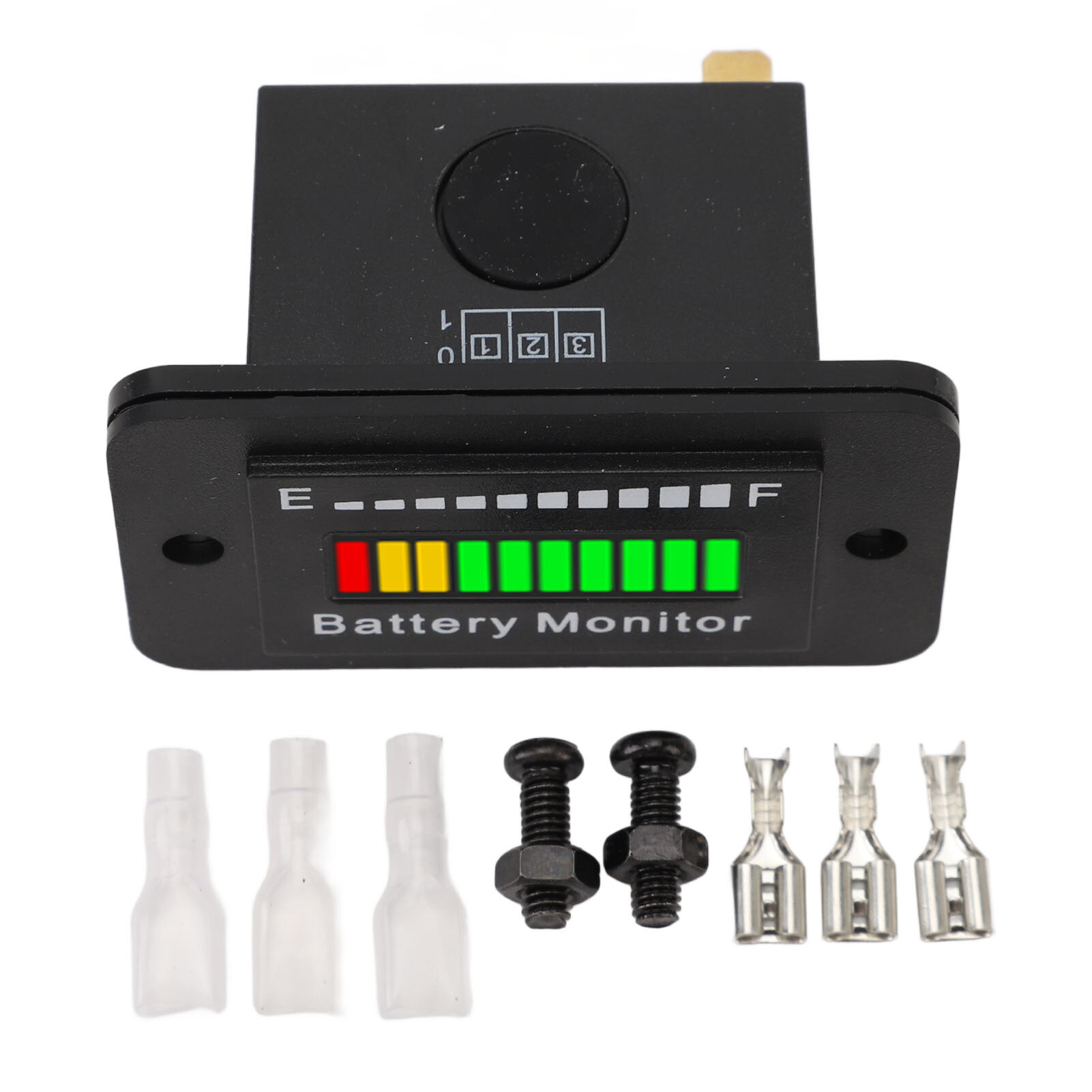 12 В, 24 В, 48 В, 60 В, 72 В, светодиодный индикатор уровня заряда батареи, индикатор уровня топлива для гольф-кара, вилочного погрузчика, газонокосилки