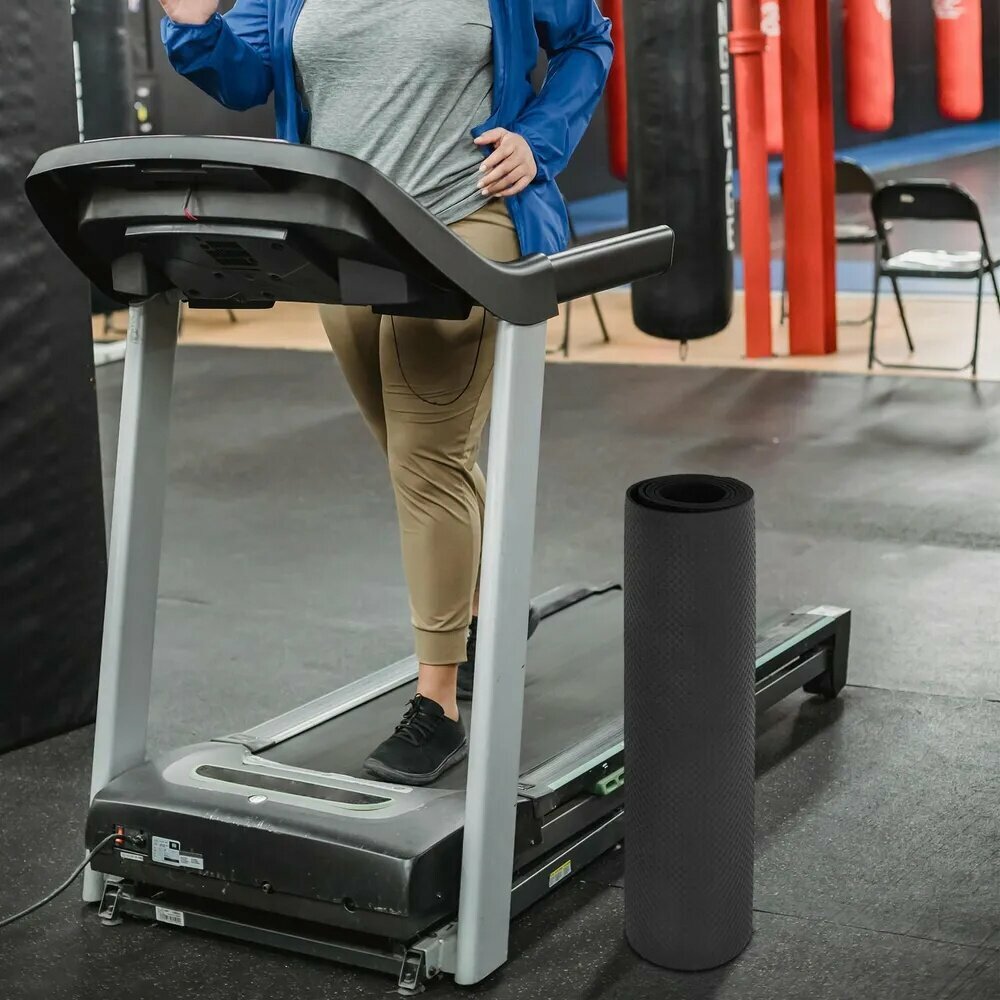 Защитный коврик для пола, из Нитрильного Каучука, для дома и тренажеров, 1 Штука