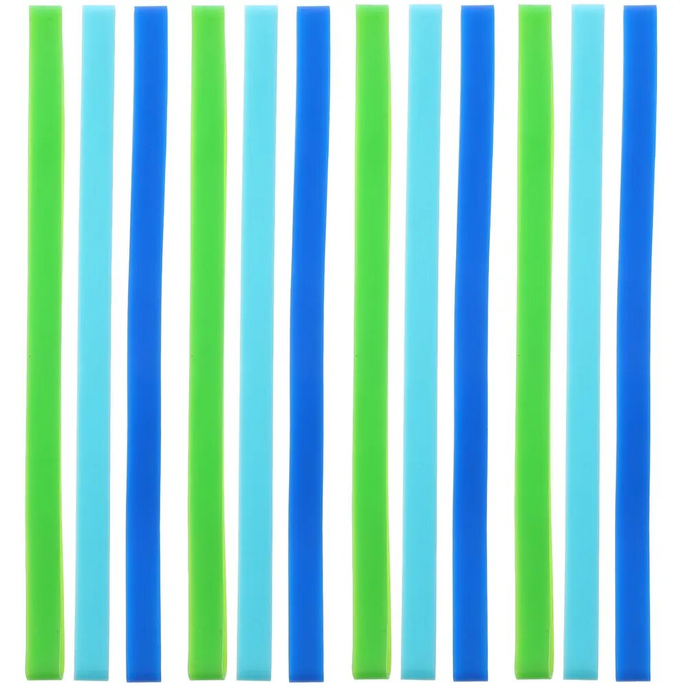 Удобные силиконовые крепления для организации вещей включая контейнеры 12 шт размер 20 00x1 00x0 10 см