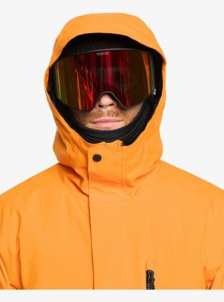 Пуховик Quiksilver Весна-лето 2024, размер XS, оранжевый — фото 1