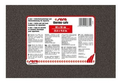 Коврик-подложка под аквариум Sera Thermosafe 60x30см