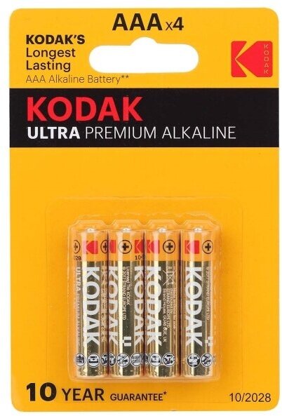 Батарея Kodak LR03-4BL ULTRA PREMIUM [ K3A-4 U] (30959521)