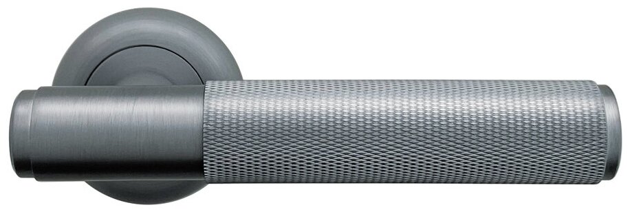 Ручка дверная Pipe, матовый хром (комплект)