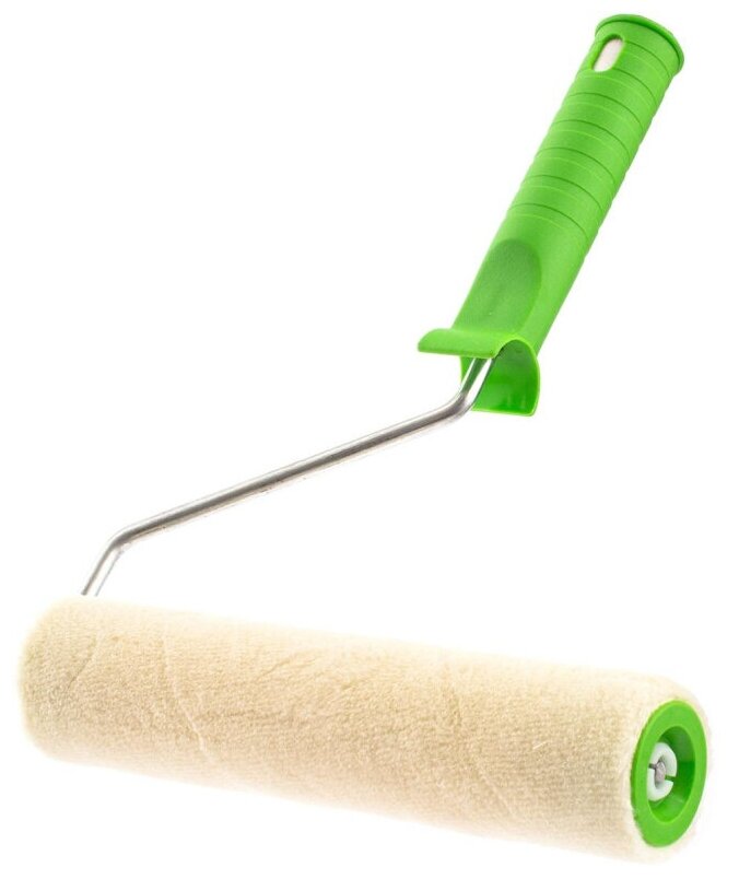 Валик 200 мм D=36 мм с ручкой 6 мм полиакрил, шерсть Велюр Сибртех 80134 1344909