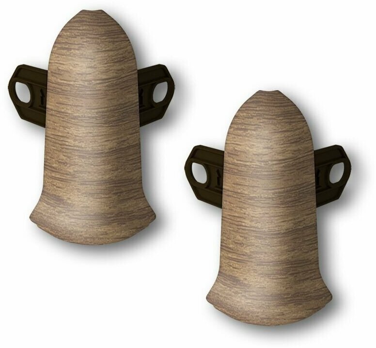 Угол наружный для плинтуса IDEAL Классик 55мм - 281 Палисандр, 2шт