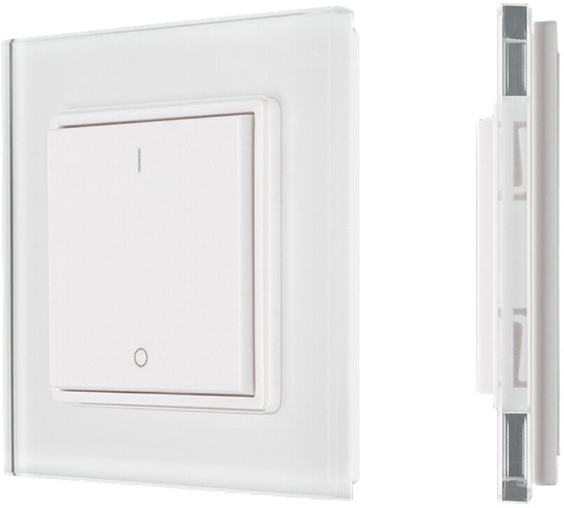 Панель накладная Knob 020945 SR-2833K1-RF-UP White (3V, DIM) диммер