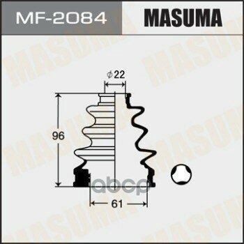 Пыльник шруса пер. внутр. Masuma арт. MF-2084