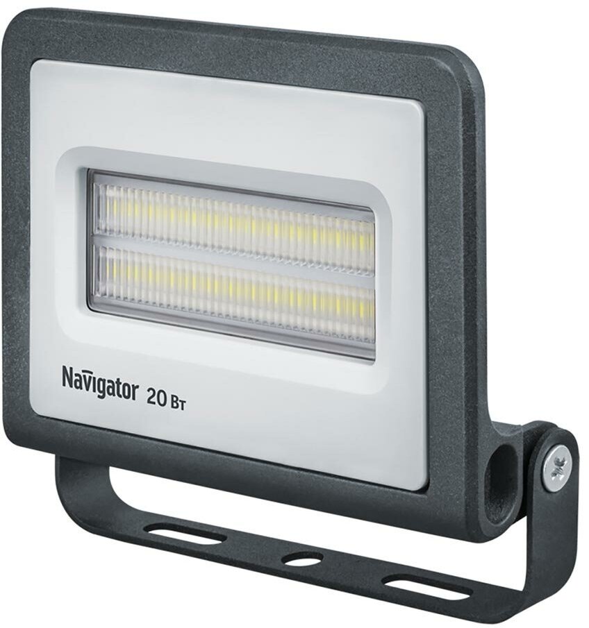 Прожектор светодиодный Navigator ДО-20 4000К 20 Вт IP65 черный