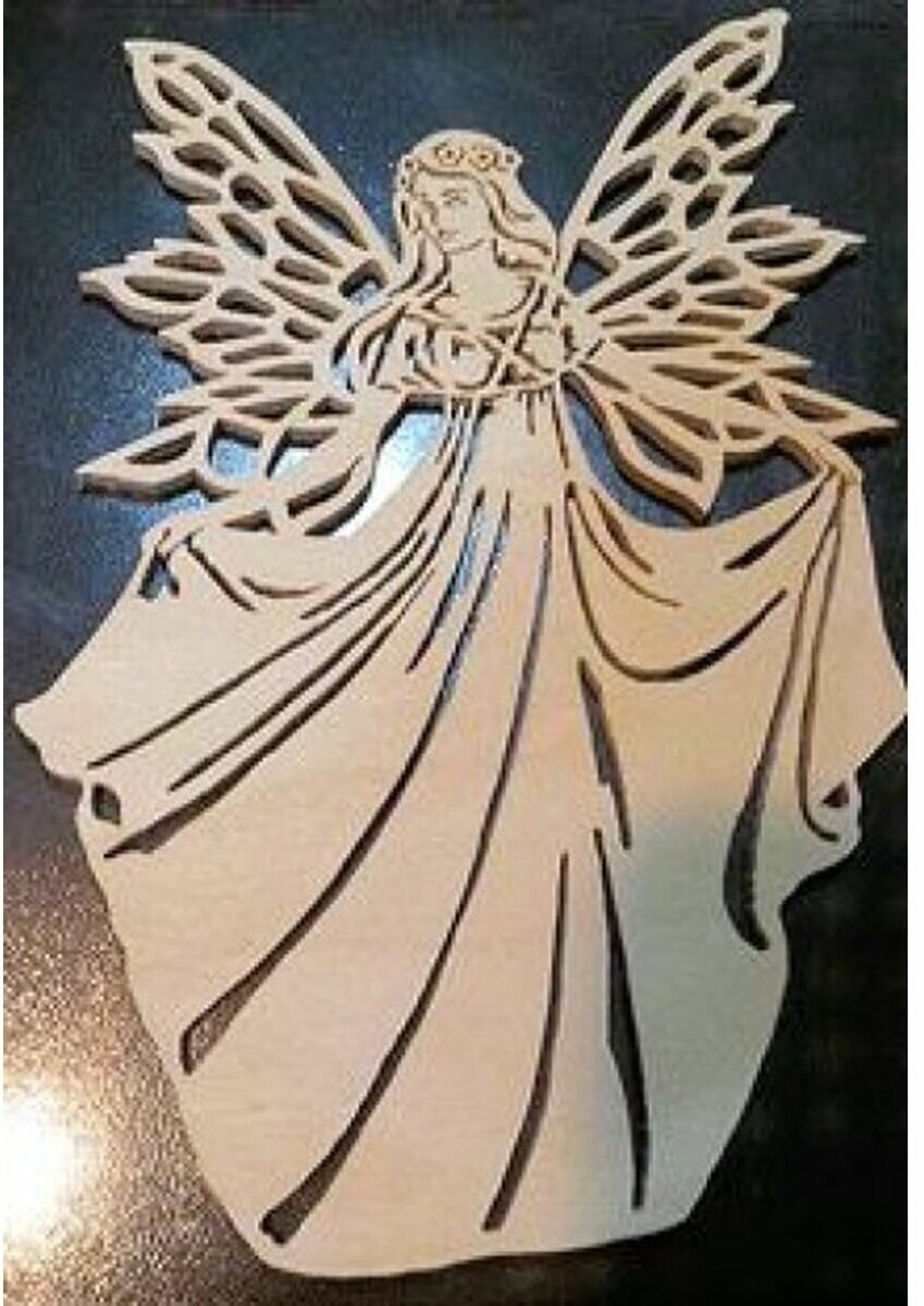 Деревянные заготовки декупаж Фея