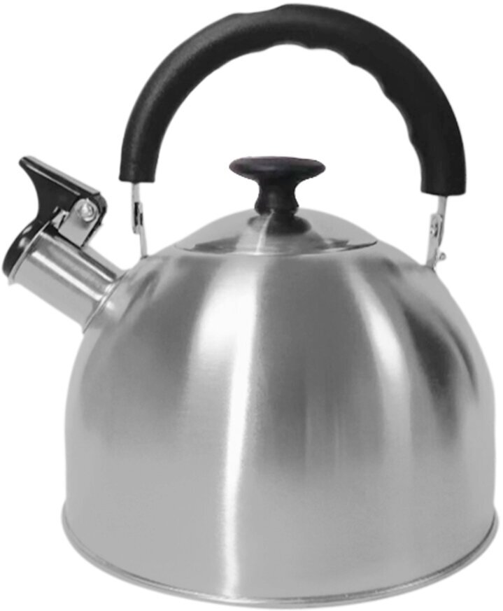 Чайник LUMME "Черный опал" LU-268, со свистком и термоизолированной ручкой, 3л