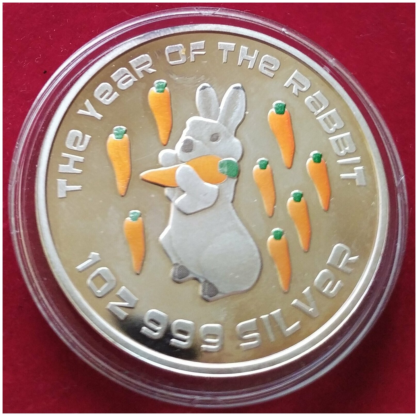 Доллар 2011 г. Год Кролика Фиджи Ag