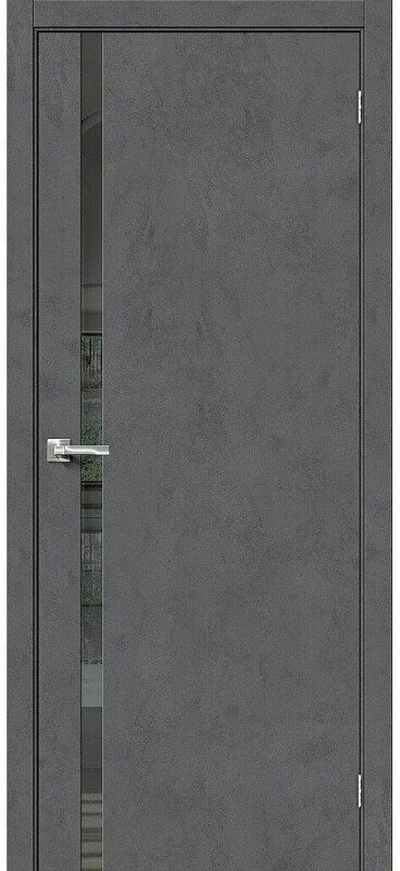 Браво-1.55 Slate Art / Mirox Grey дверь межкомнатная Браво