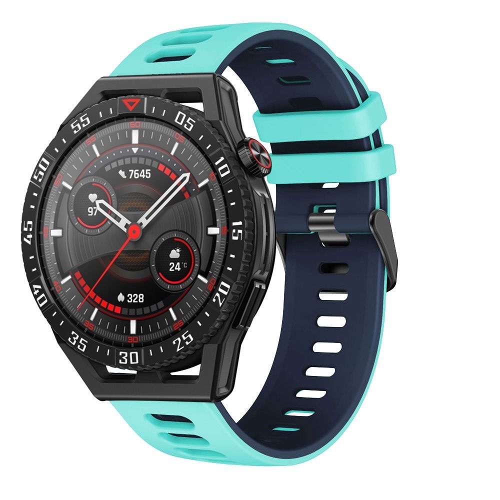 Двойной цвет Силикон Ремешок Для Huawei Watch GT 3 SE-GT 3 Pro-GT Runner-Watch 3 Pro-GT 3 46mm-GT 2e