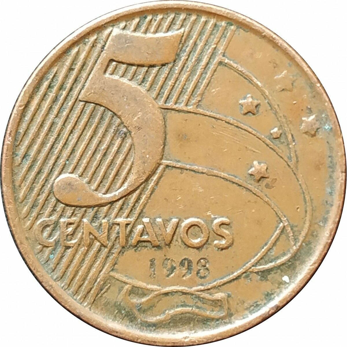5 сентаво 1998 Бразилия из оборота