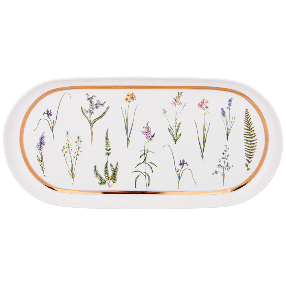 Блюдо 590-489 lefard grassland овальное 30,5 см