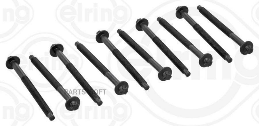 Болты ГБЦ (к-т) Citroen, Peugeot 1.4HDi-1.6HDi 02-, Ford, Mazda, Volvo Elring арт. 330390
