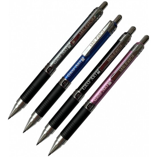 Карандаш механический Малевичъ GrafArt, 2 мм, 2В