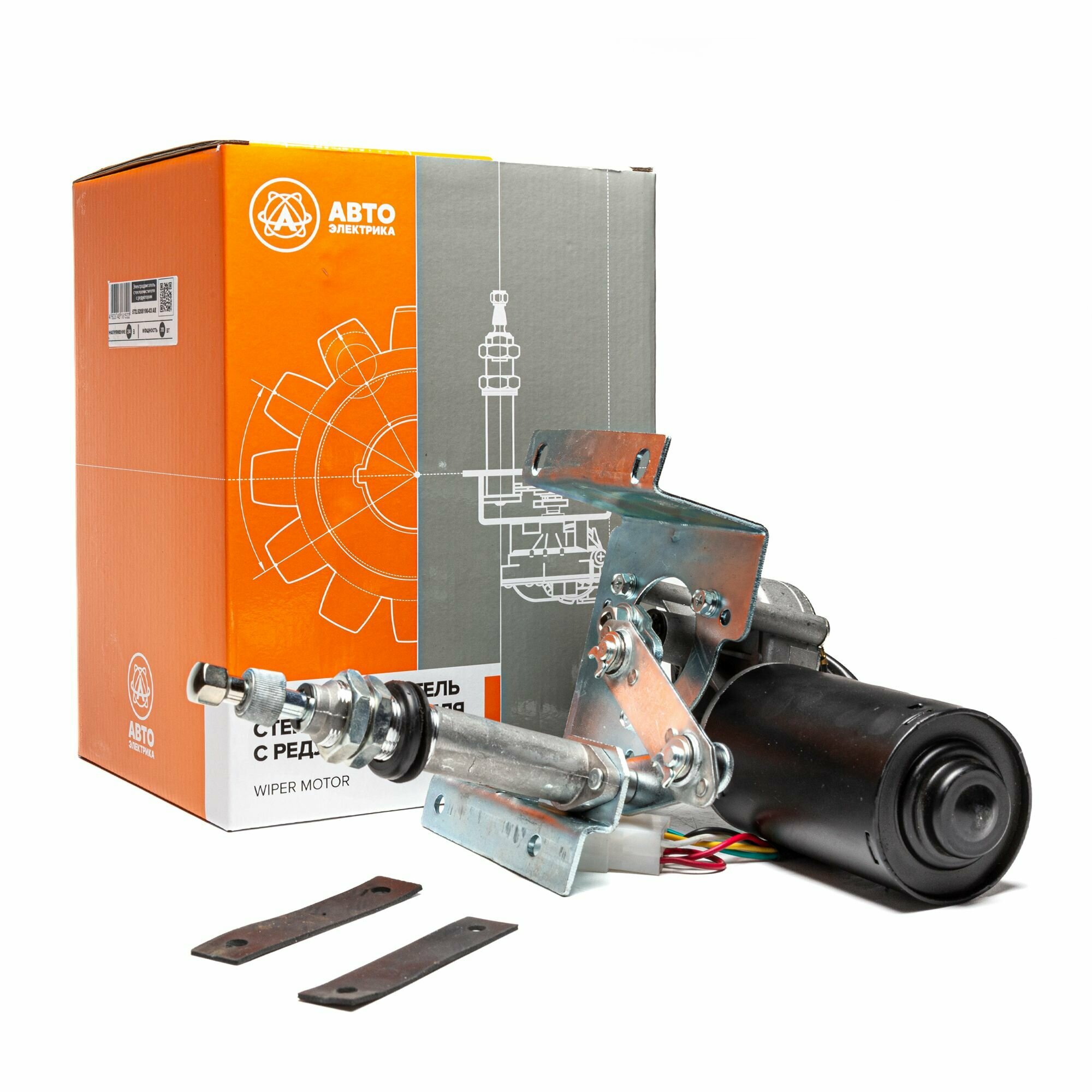 Привод стеклоочистителя 24В правый, для ПАЗ 3205 арт 572520510003AE АвтоЭлектрика