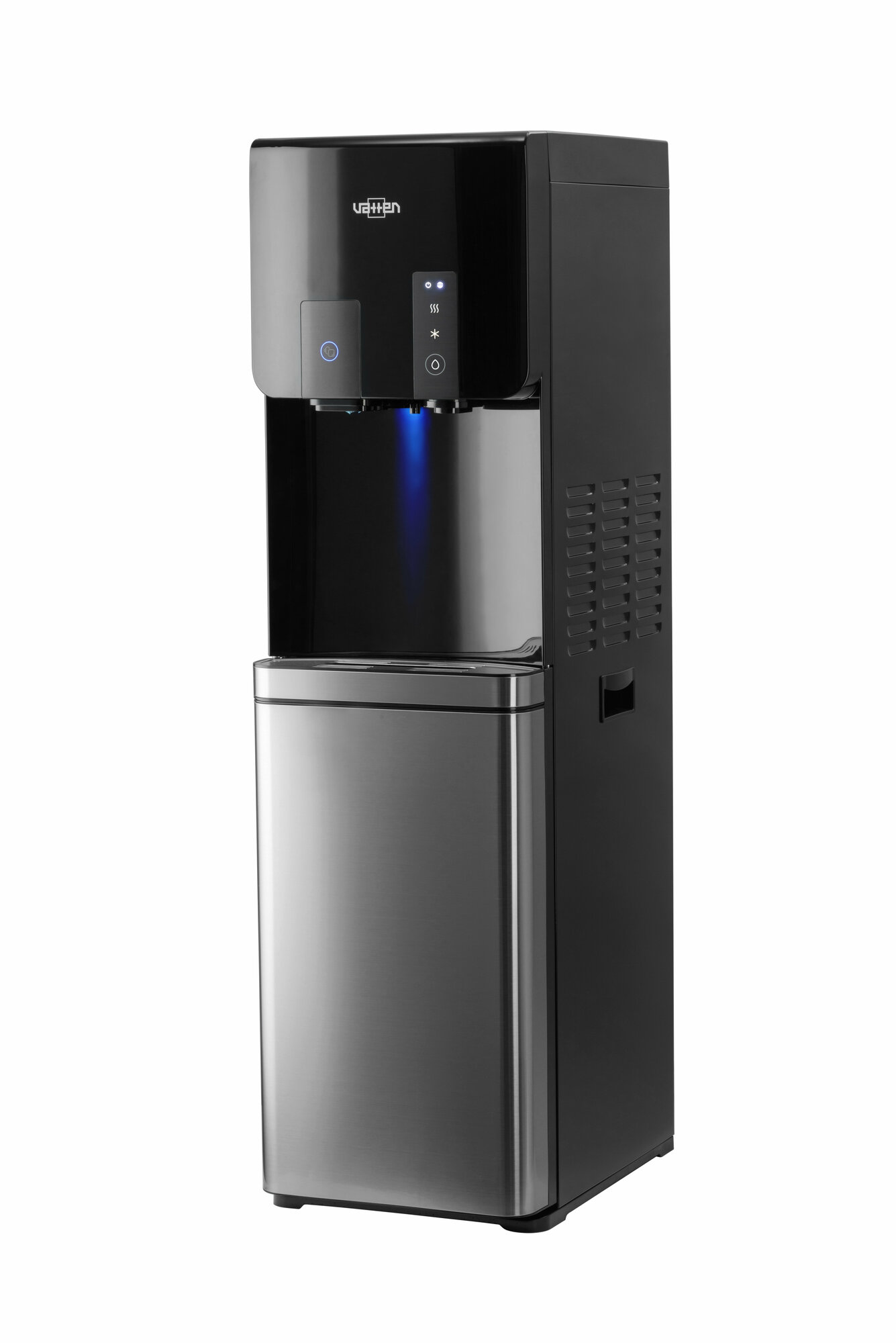 Кулер для воды VATTEN L51NKI с льдогенератором, черный, сенсорный