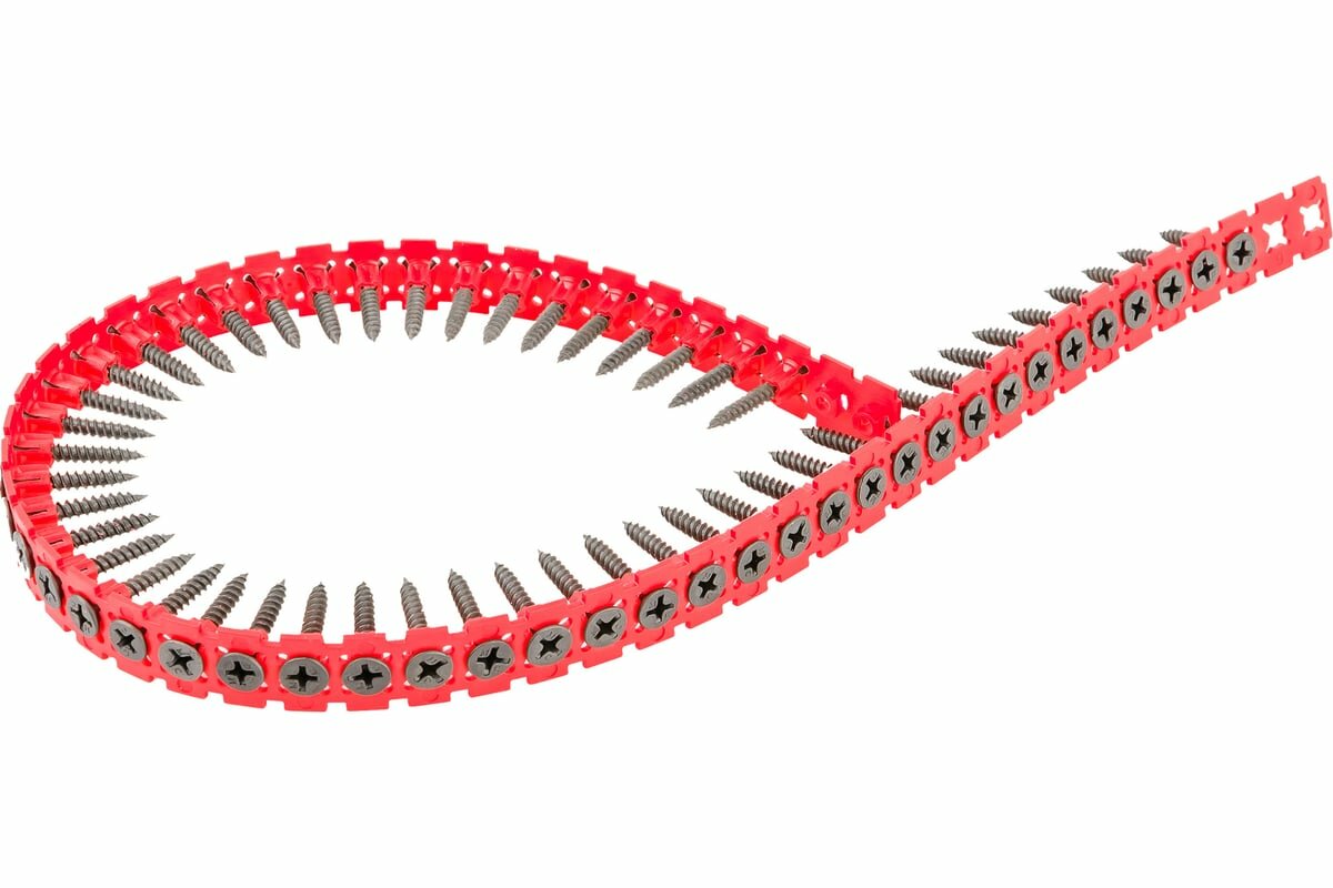 FIXPISTOLS Саморез F-SMP 3,5х35 частый шаг в ленте1000шт/уп 1-3-3-5469