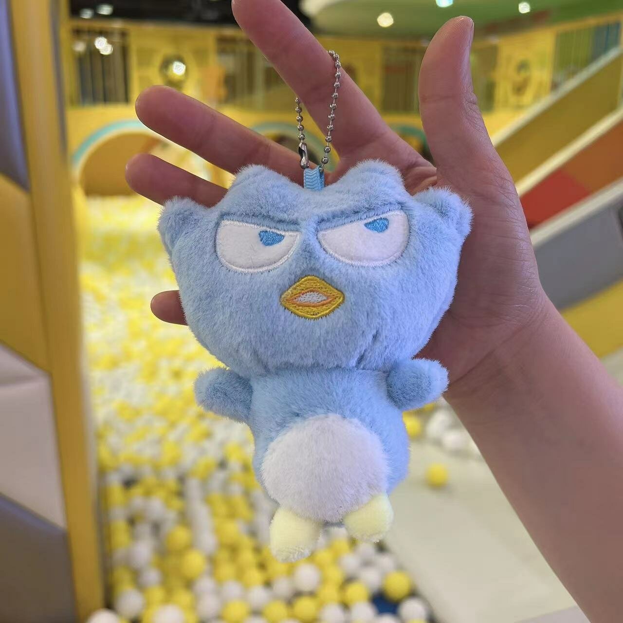 Новая цепочка для телефона Xiaohongshu с куклой Куроми в виде лапки кролика, плюшевый брелок с пингвином,