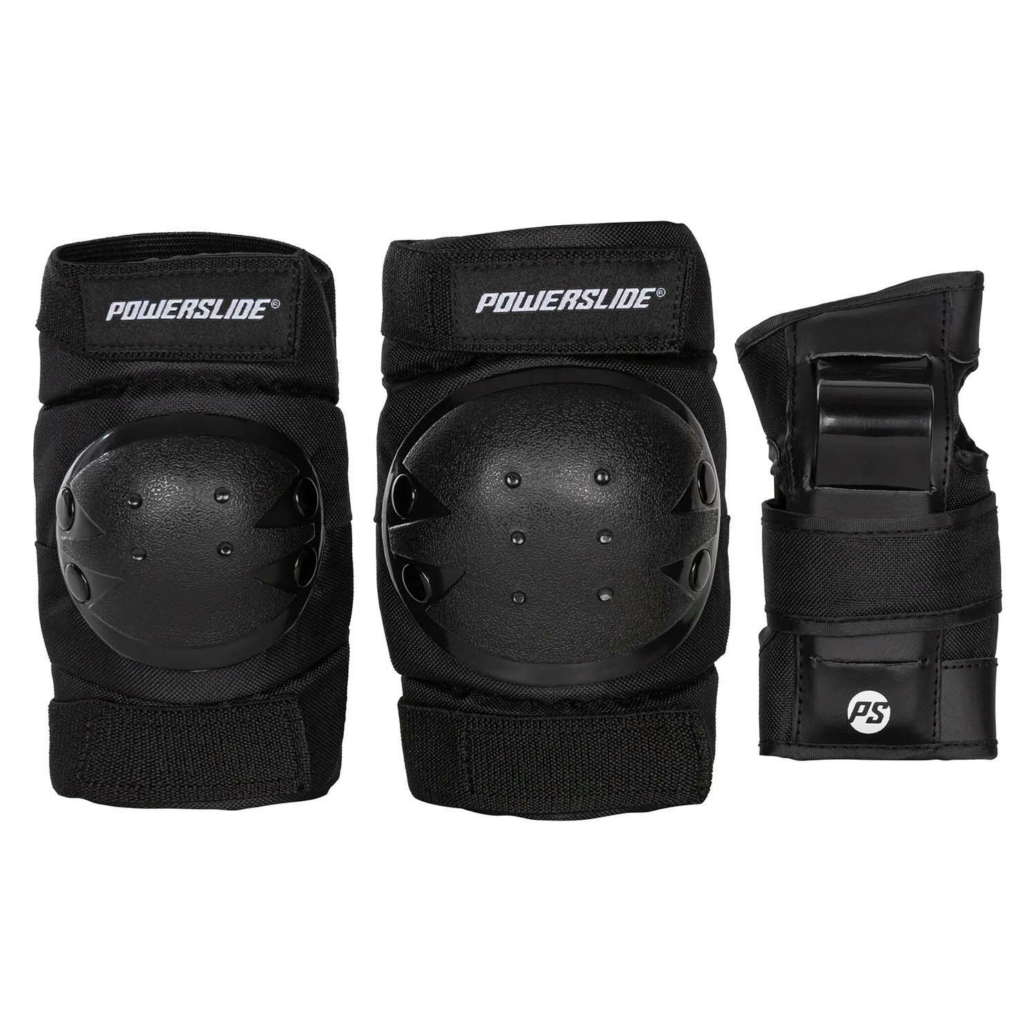 Защита для роликов (3 элемента) Powerslide Basic Kids Set Black (US: XS)
