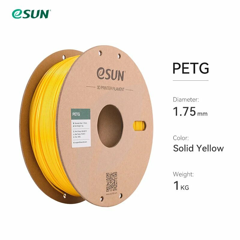 ESUN PETG нить для 3D-печати 1.75 мм Solid Yellow