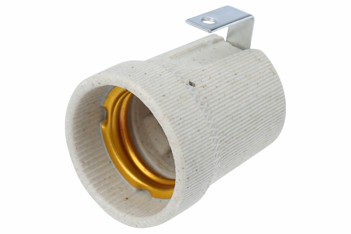 REXANT керамический патрон E27 с держателем 11-8867 для ламп и светильников