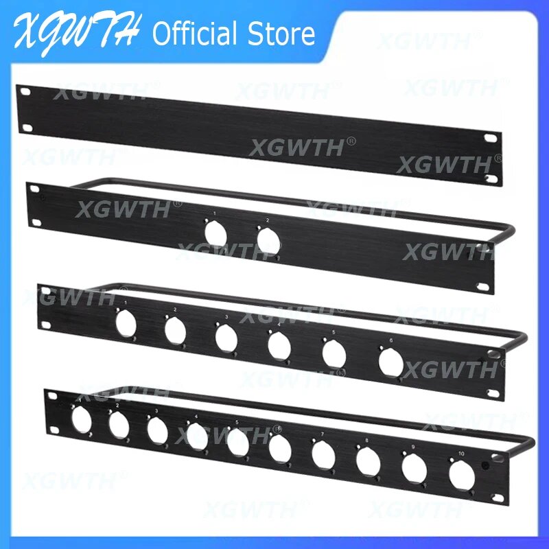 XGWTH 1U/2U стойка с патч-панелью для XLR разъемов — фото 1