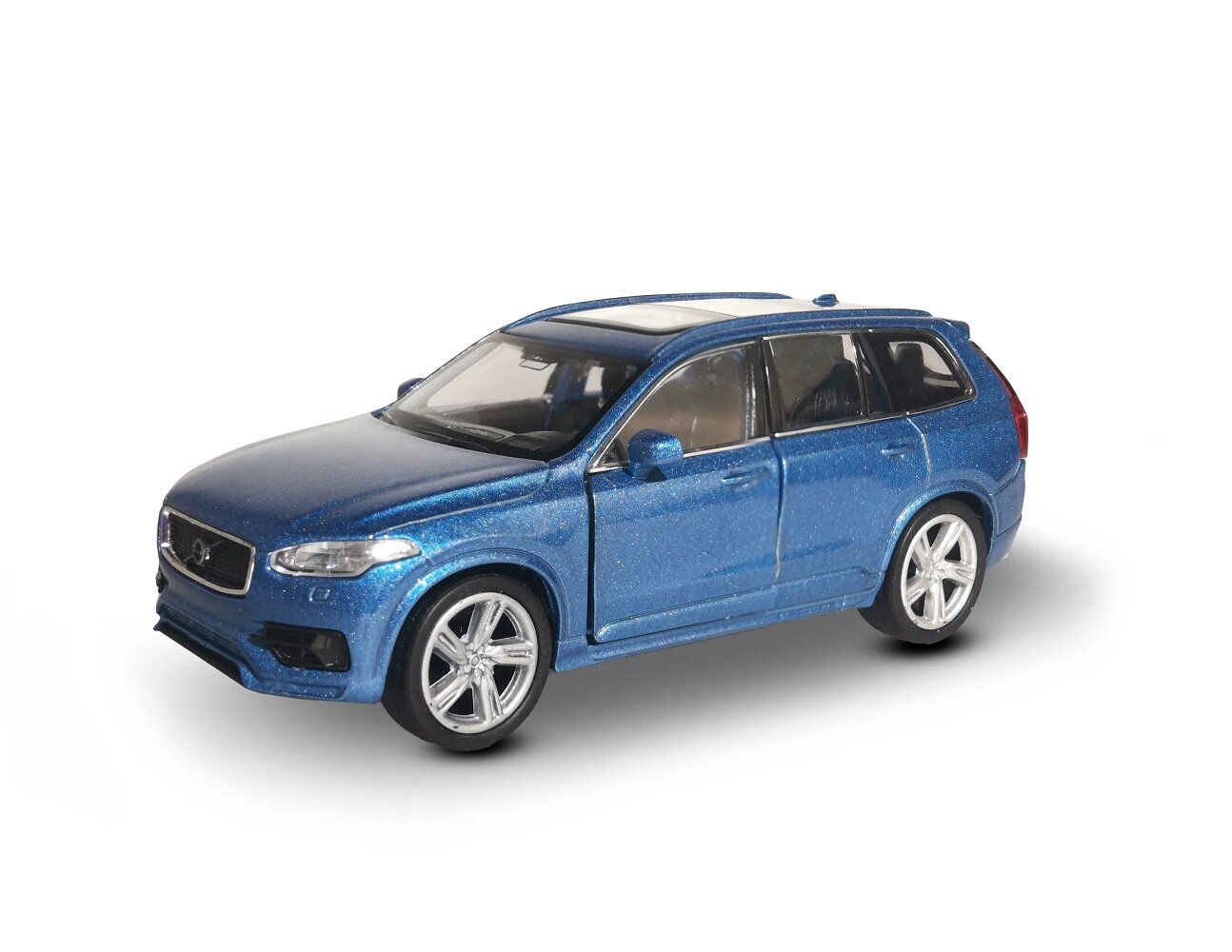 Модель машины 1:38 Welly Volvo xc90 43688 синий