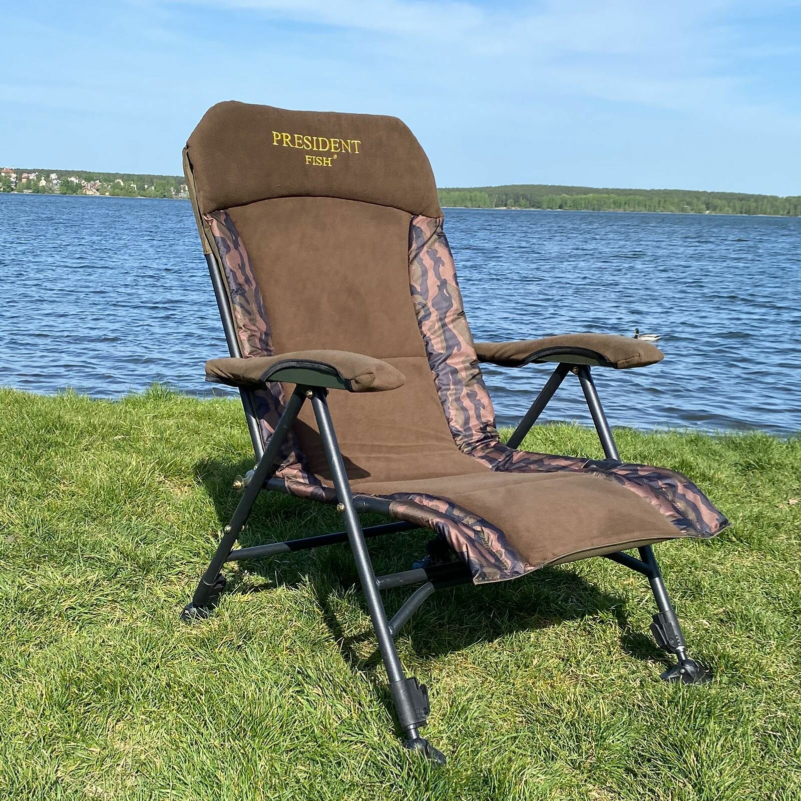 Стул туристический складной "President Fish"/кресло карповое 8747108