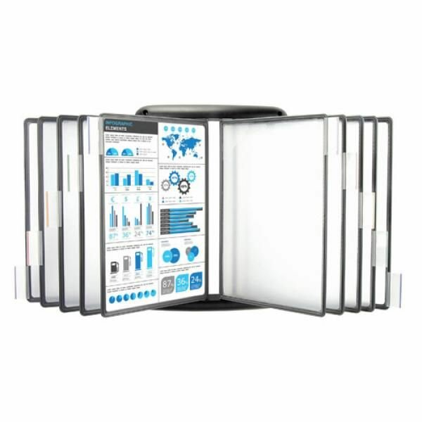 Демо-система MEGA Office FDS012 настенная с 10 панелями, черная