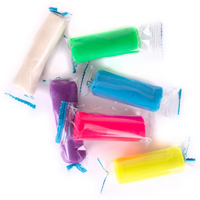 Набор для лепки Тесто-пластилин 6 цветов 180 г, безопасный и эластичный