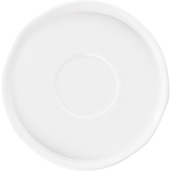 Блюдце (4 шт.) Эггшелл с бортом фарфор D=13, 5см