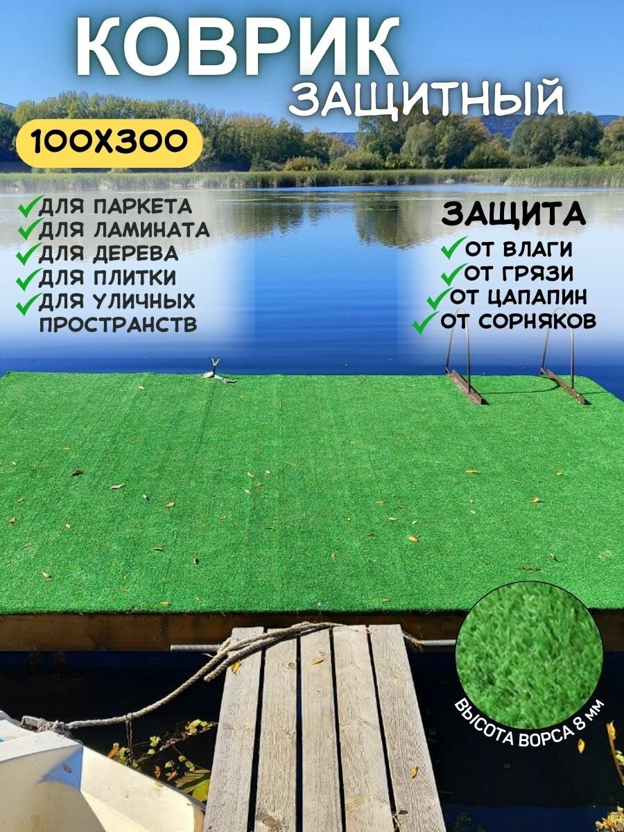 Коврик защитный для дома для улицы 100*300
