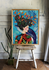 Постер "Девушка и кит" 50x70 в раме