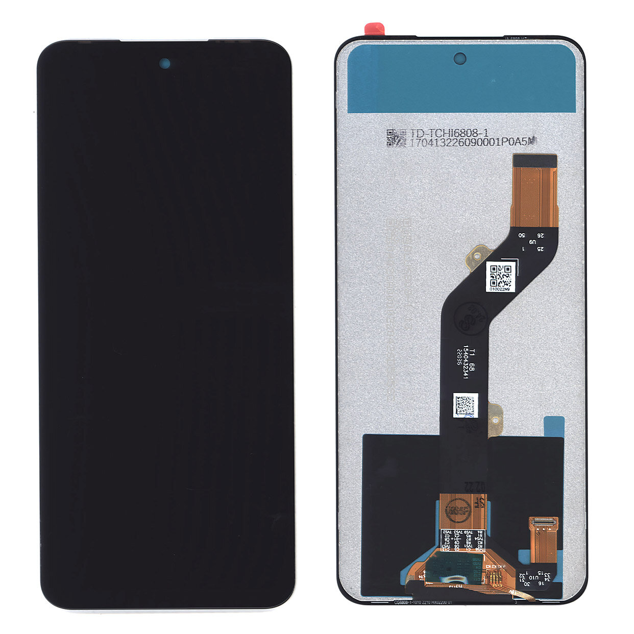Дисплей для Tecno Pova 4 (LG7n) в сборе с тачскрином черный