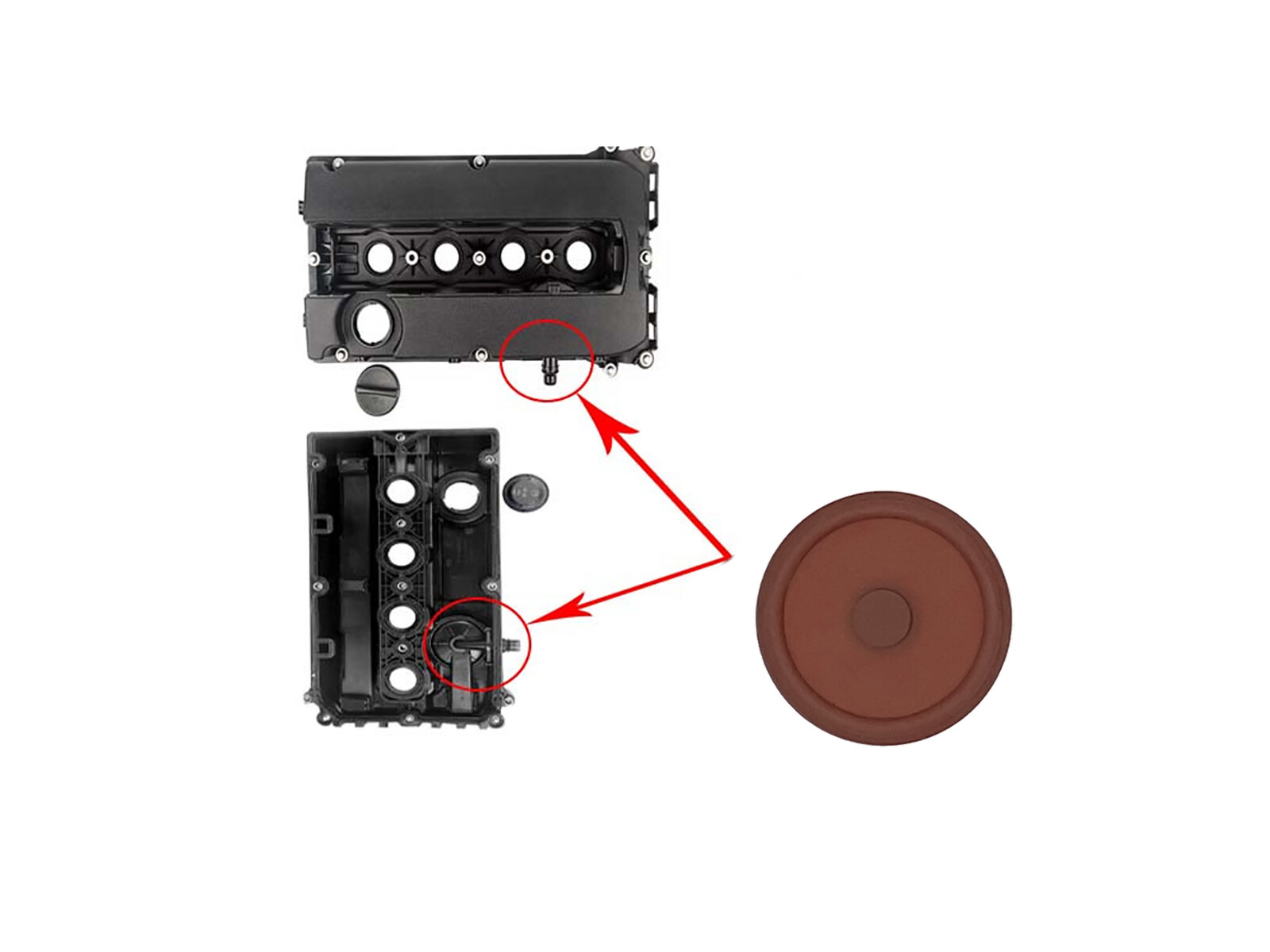 Мембрана Опель клапанной крышки 5607187
