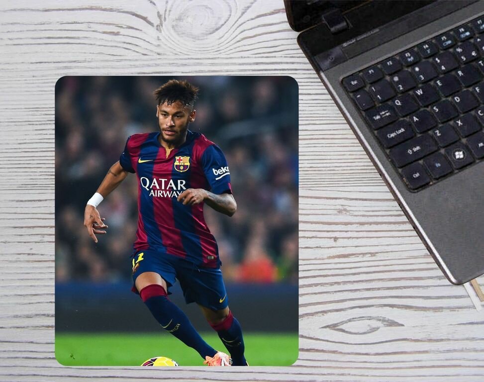 Коврик для мышки игровой 36 на 29 см GOODbrelok Неймар да Силва Сантос Жуниор, Neymar da Silva Santos Junior для мышки №15