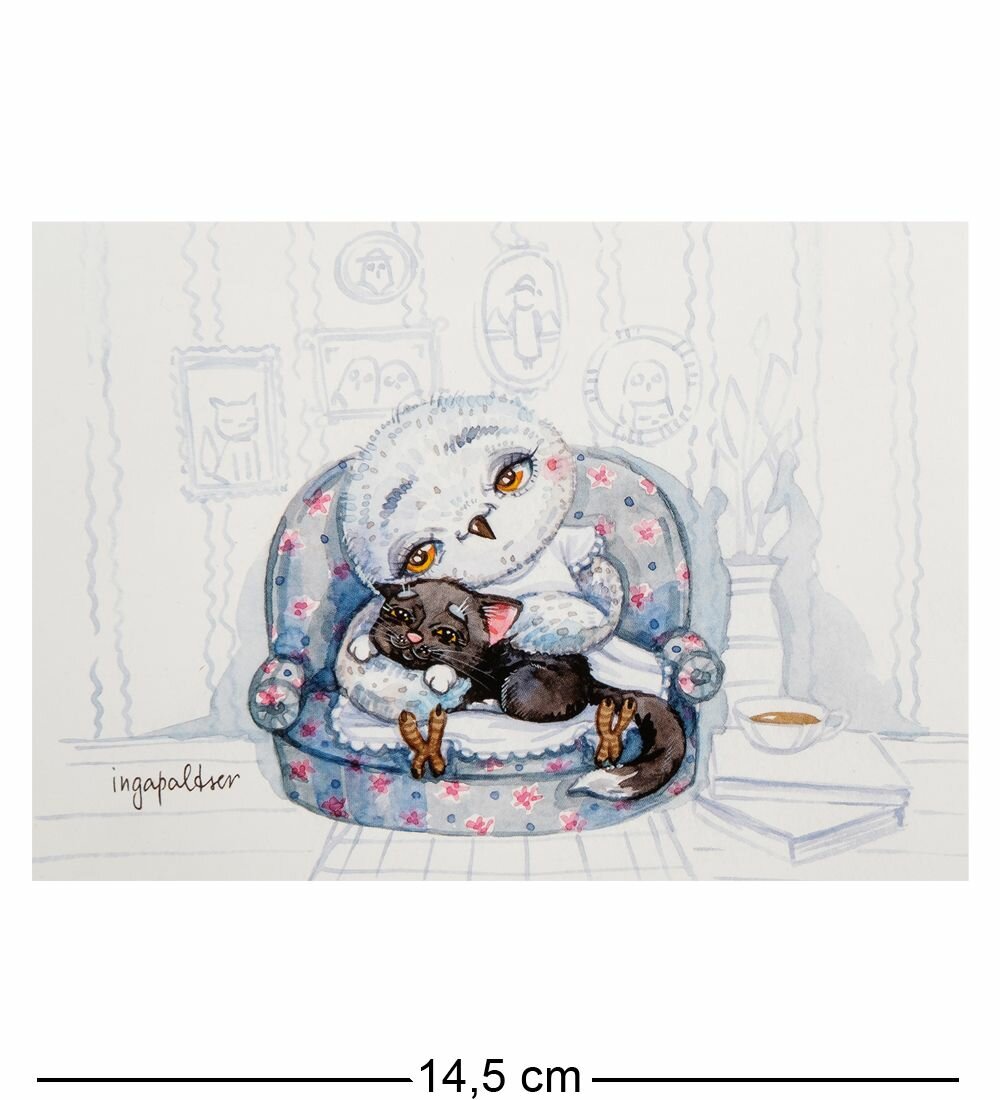 SZ-133 Почтовая открытка 'Любимый котик' 14,8х10,5