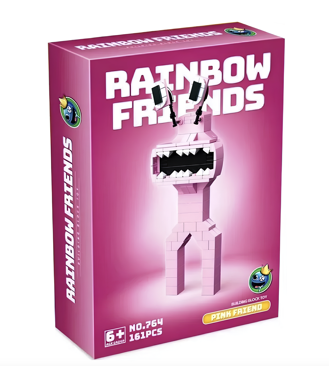 Конструктор Радужные друзья: розовый друг - 161 деталь/совместим с Lego Rainbow friends