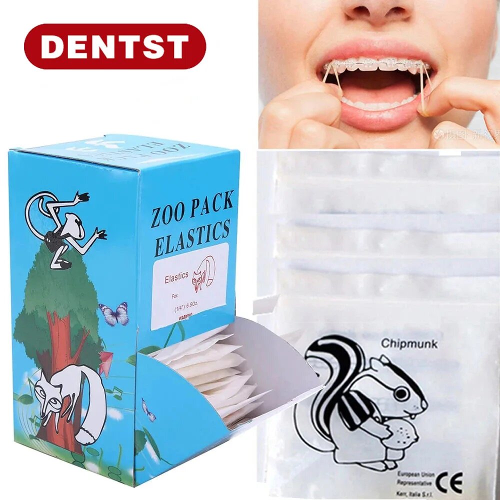 Ортодонтические резинки Dentst 5000 шт. Fox5OZ