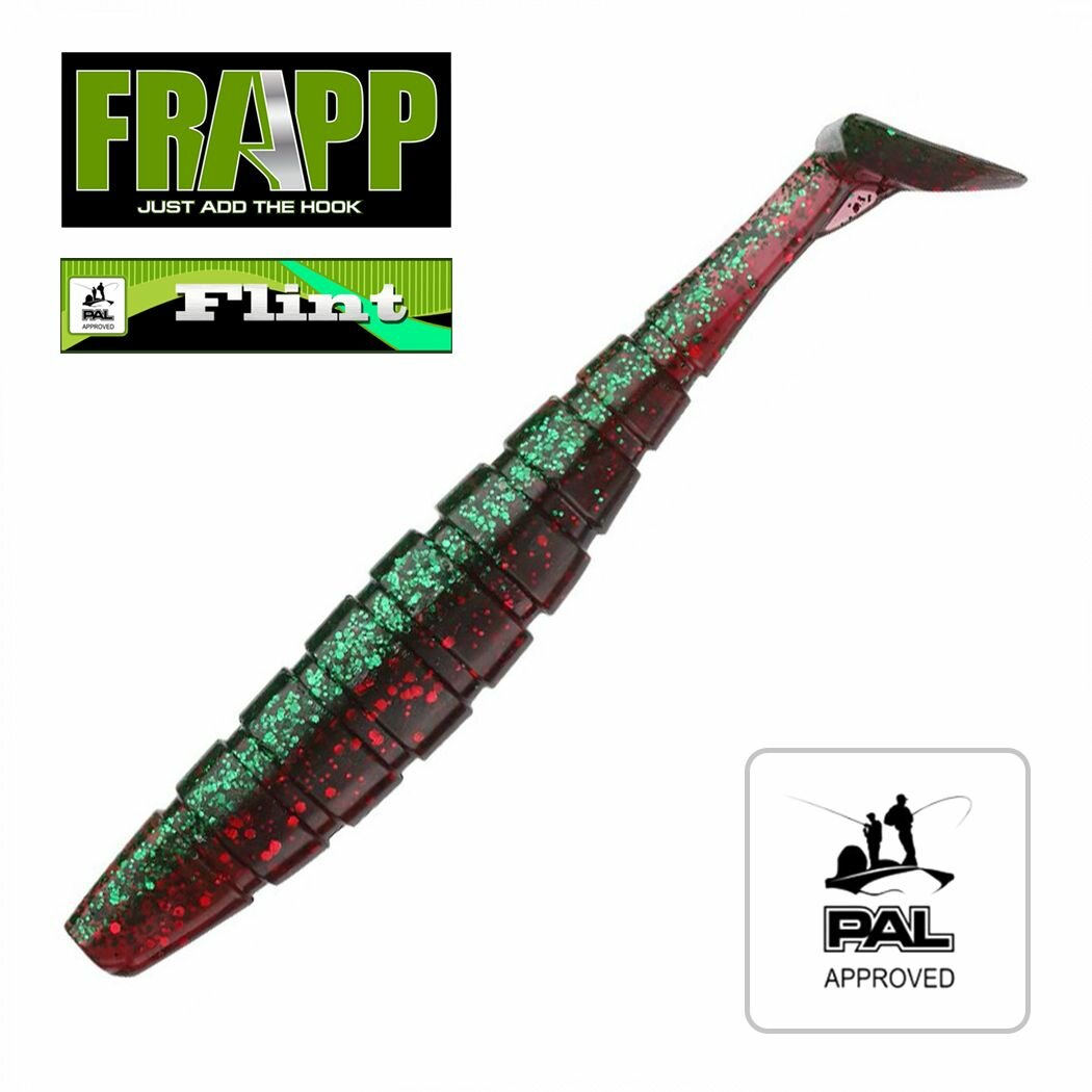 Приманка силиконовая Frapp Flint 4", 10,2 см, 6 шт/уп, #PAL15